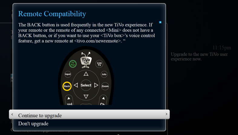 How to Upgrade an Existing TiVo Mini to TiVo Experience 4